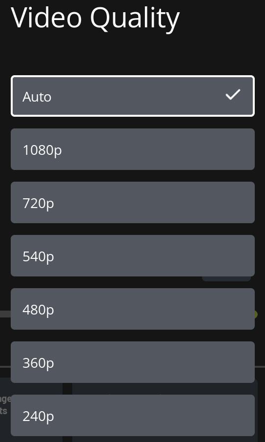 Setting Playback Quality – NESN