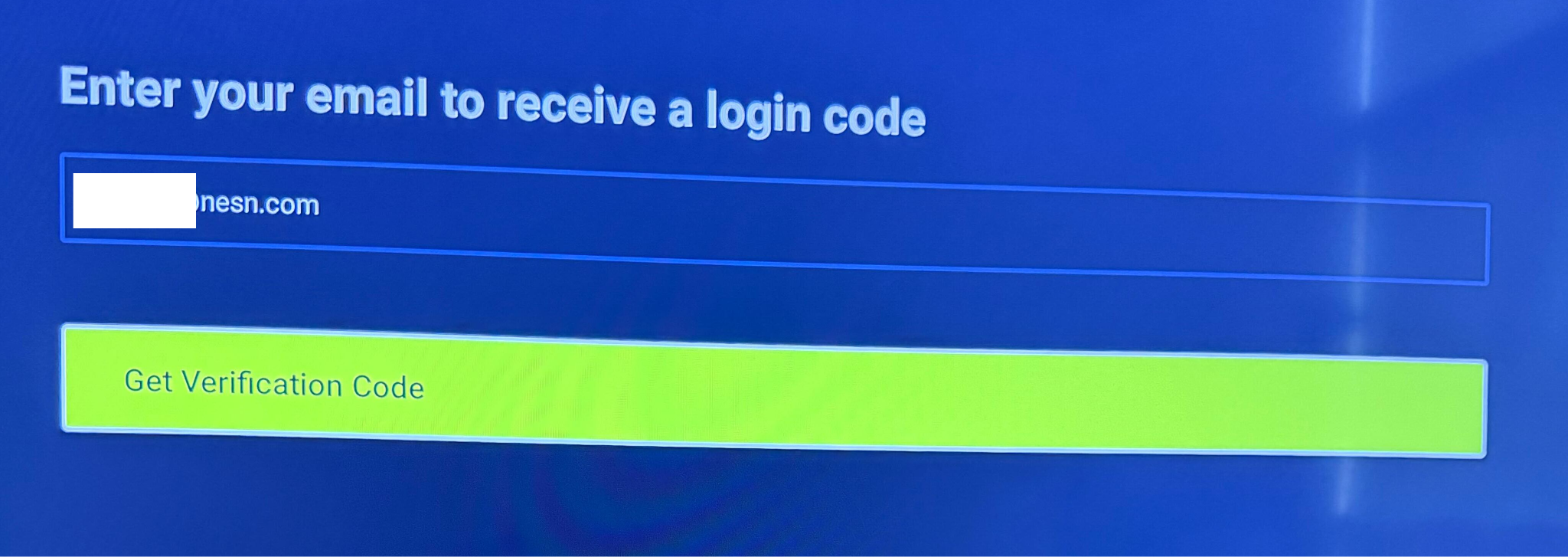 Detail - Logging into NESN 360 GoogleTV or AndroidTV – NESN